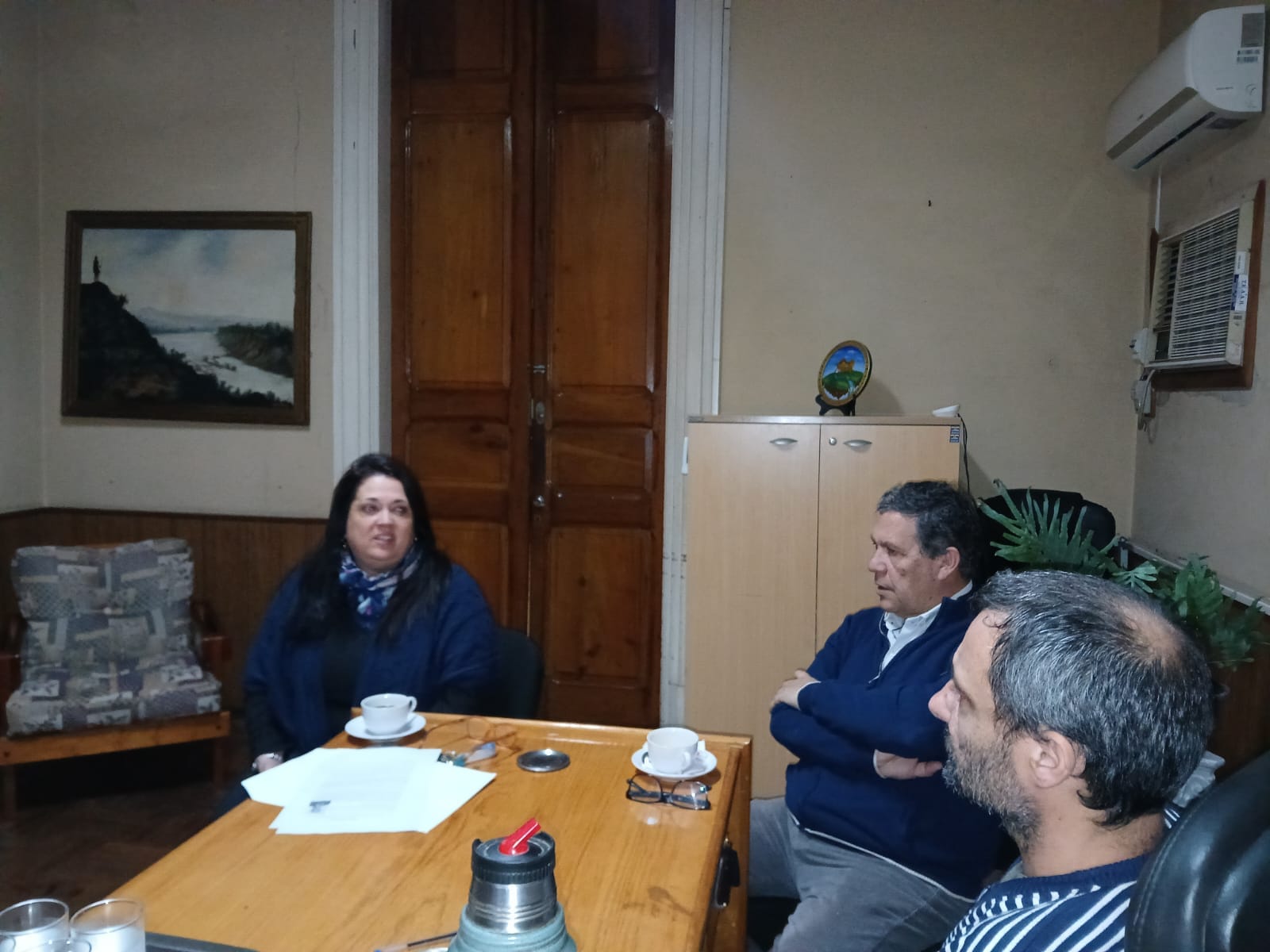 Visita del Embajador de Argentina